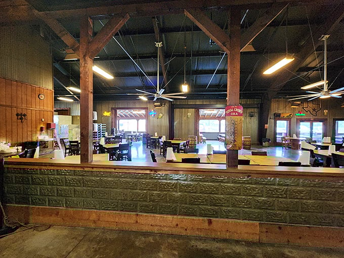 Cathedral ceilings and communal tables – where strangers become friends over their shared love of perfectly smoked meat.
