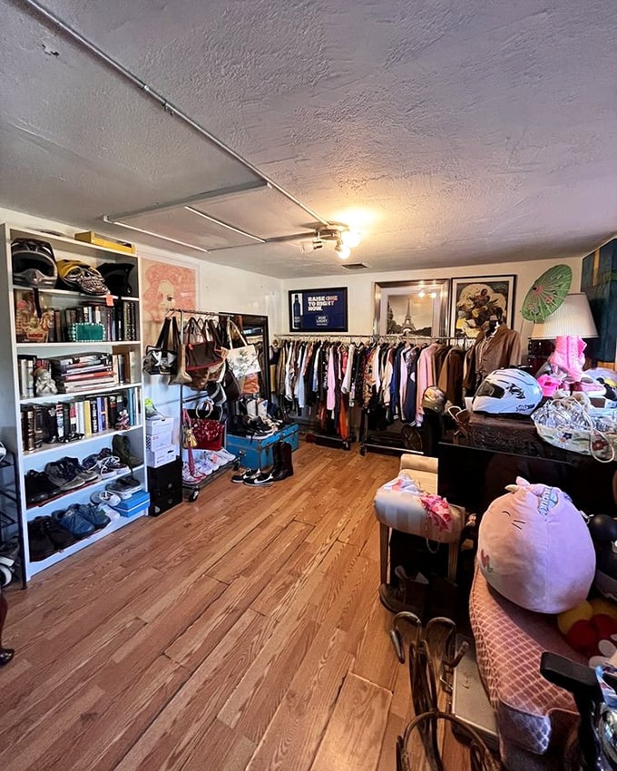 Step inside and discover a carefully curated wonderland where wooden floors creak with stories and every shelf holds potential treasures.