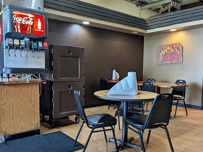 Simple and functional, the interior lets the food do all the talking – exactly as it should be.