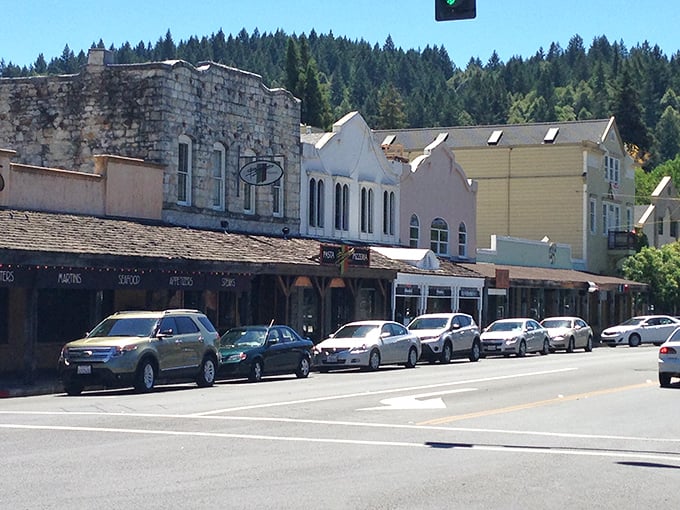 Historic storefronts stand shoulder-to-shoulder, whispering tales of bygone eras. The architecture alone is worth the trip to this Napa Valley gem.