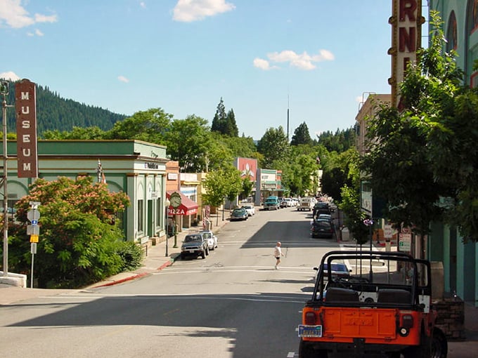 Downtown Dunsmuir offers that perfect small-town vibe—where parking is plentiful, pace is leisurely, and nobody's rushing to a soul-crushing commute.