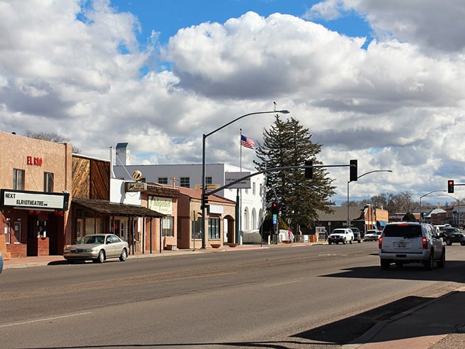 Main Street Springerville captures that perfect small-town America vibe, complete with the historic El Rio Theater and an American flag dancing in the mountain breeze.