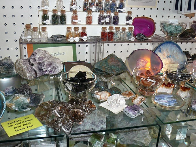 Nature's jewelry box spills open—amethyst clusters and geodes that waited millions of years for you to take them home for under $40.