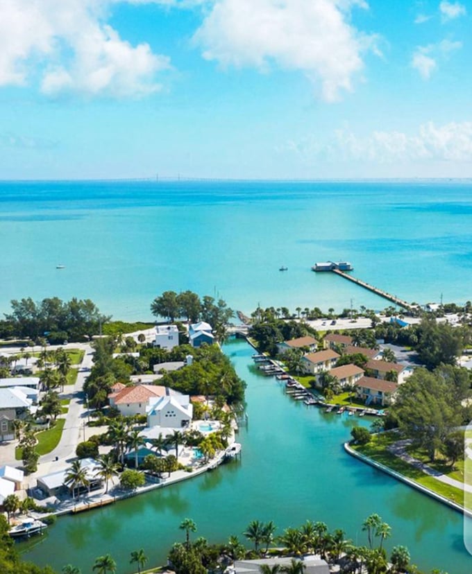 Canals weave through residential neighborhoods like Venice, if Venice had palm trees and significantly better winter weather.
