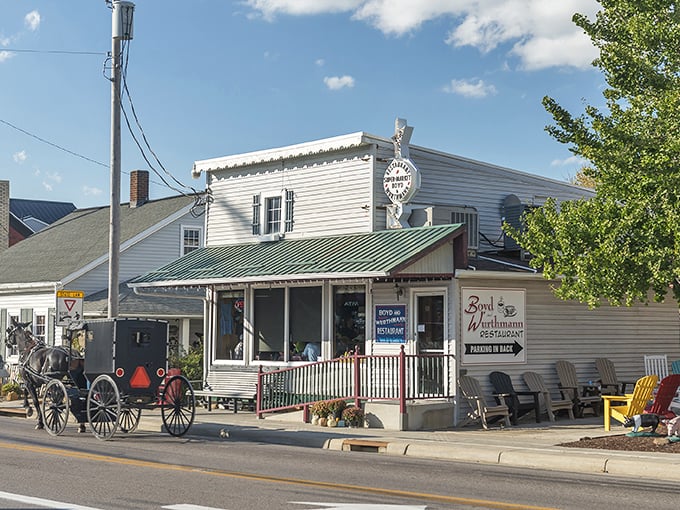 Boyd & Wurthmann's charming storefront whispers tales of old-fashioned goodness and family recipes.