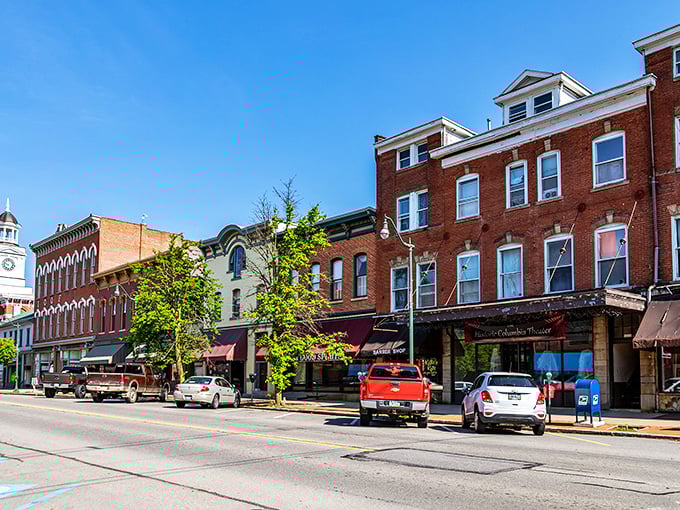Brookville's historic district showcases beautiful architecture that whispers stories of yesteryear without demanding today's high prices.