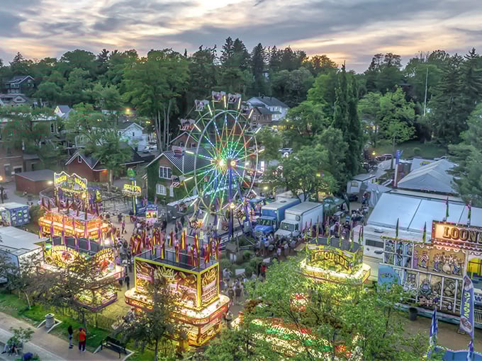 Chagrin Falls - Nothing says small-town magic quite like a carnival that lights up childhood memories.