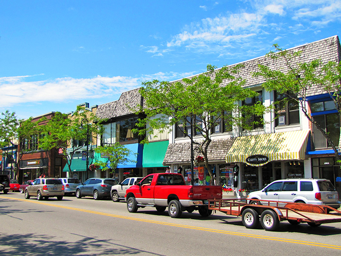 Charlevoix's downtown feels like stepping into a Norman Rockwell painting where everyone still waves to strangers.