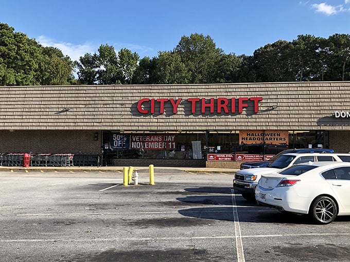 City Thrift's storefront might look humble, but inside lurks a wonderland of secondhand surprises waiting to be discovered.
