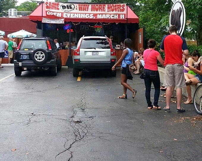 The line outside DK Diner isn't a fire drill—it's breakfast devotees waiting for their morning miracle. Worth every minute!