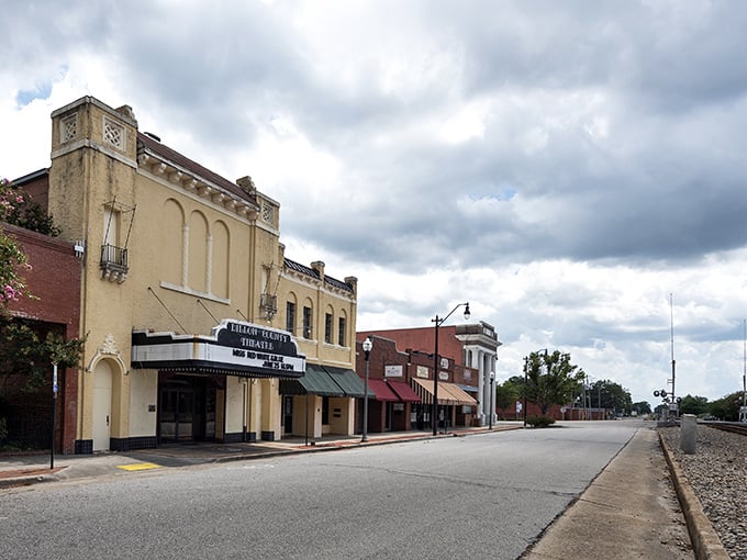 Dillon's historic theater marquee beckons like an old friend, promising entertainment without the big city price tag.