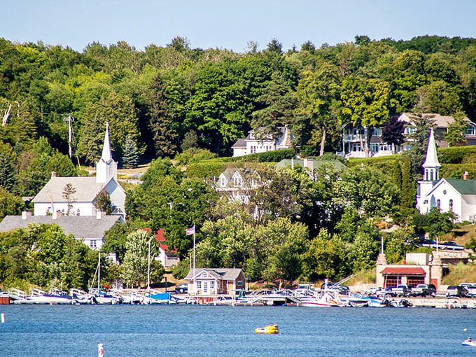 Ephraim's harbor makes you want to buy a sailboat immediately, even if you don't know port from starboard.