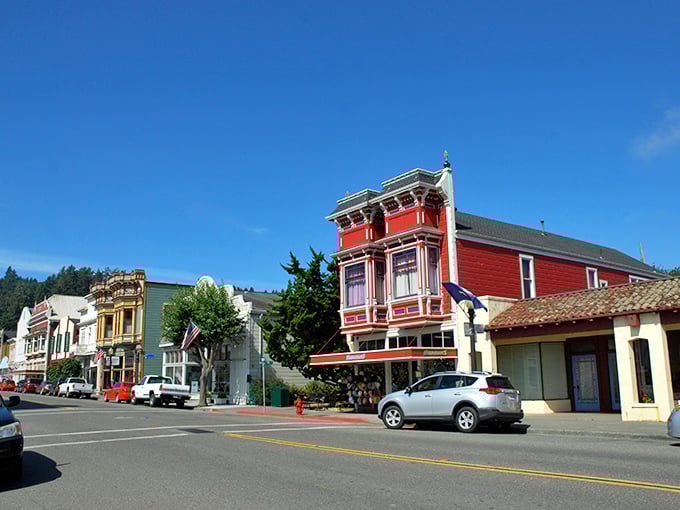 Ferndale's colorful Victorian storefronts look like a movie set waiting for its leading man.
