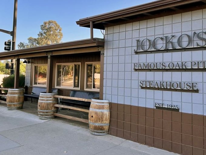 This humble building has been perfecting oak-fired steaks since the Eisenhower era – some things never change.