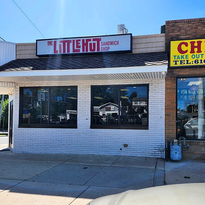 Don't judge a sandwich shop by its modest brick exterior - big flavors come in small packages.