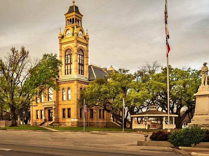 Llano's courthouse stands proud as the town's centerpiece, surrounded by Hill Country charm and friendly faces.