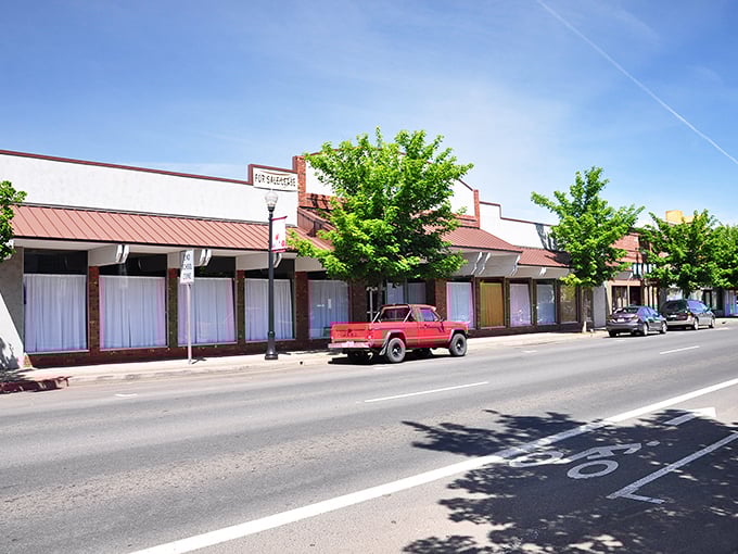 Classic small-town architecture lines quiet streets where time moves at exactly the right pace.