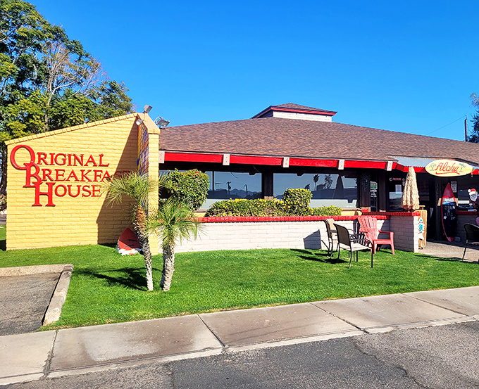 Original Breakfast House's sunny yellow facade is like a morning wake-up call. Their breakfast chimichangas might be the best reason to get out of bed.