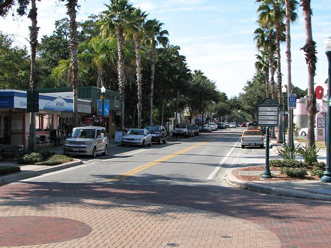 Safety Harbor's palm-lined main street invites you to slow down and remember when shopping wasn't just clicking "add to cart."
