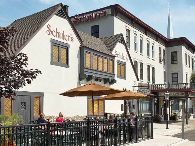 Schuler's Restaurant commands respect with its historic charm and timeless appeal in Marshall's heart.