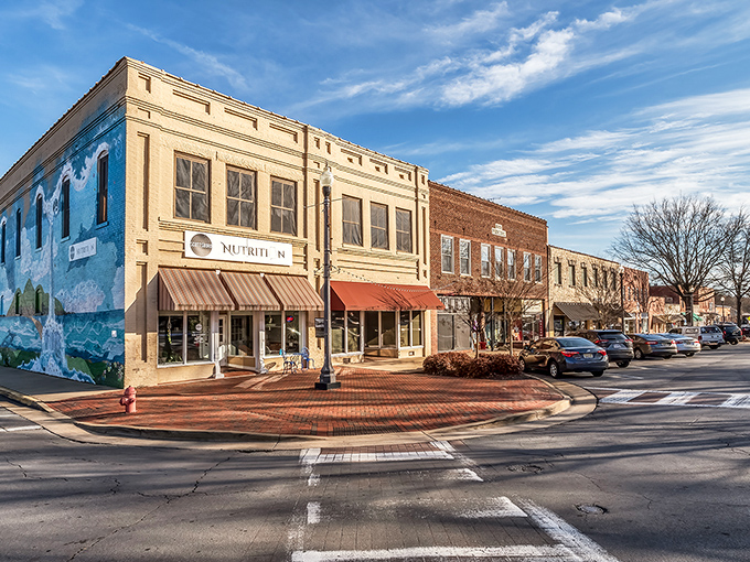 Scottsboro's brick-lined streets and charming storefronts offer a glimpse into small-town Alabama where your dollar stretches like grandma's homemade taffy.