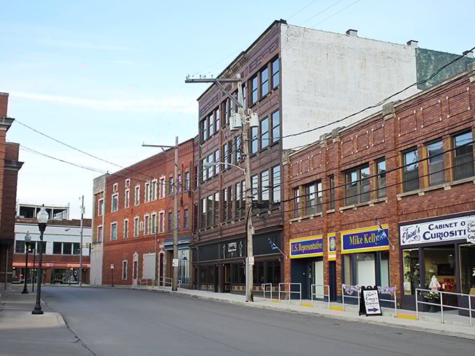 Sharon's downtown could be a movie set for "Small Town America"—where brick buildings tell stories and everyone knows your coffee order.