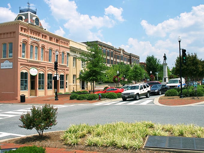 Spartanburg's colorful historic district features well-preserved architecture and pedestrian-friendly streets, making it easy to enjoy downtown on a fixed income.
