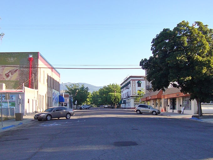 Susanville's wide streets whisper tales of the Old West beneath towering mountain guardians.