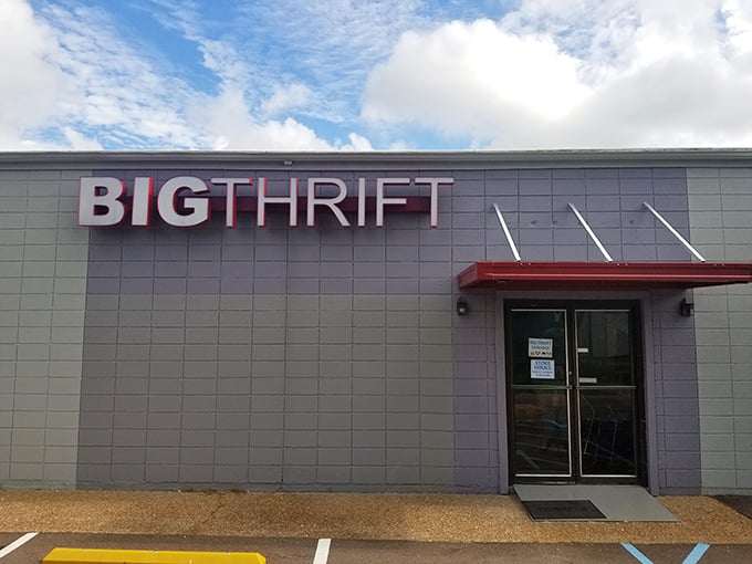 The Big Thrift lives up to its name with warehouse-style space for serious shoppers.