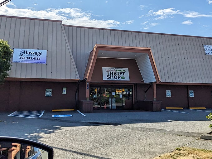Thrift shopping with flair! This unassuming storefront hides a wonderland of pre-loved treasures waiting for their second act.