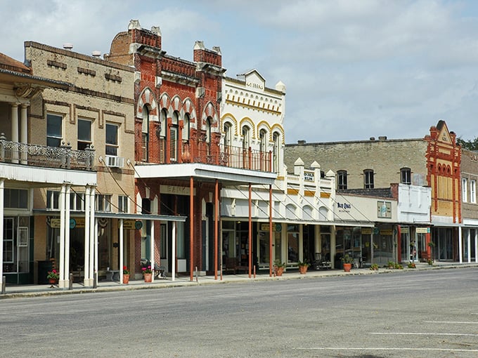 These historic facades stand like proud sentinels, each brick telling stories that would make Ken Burns reach for his camera.