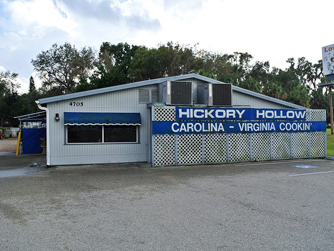 This unassuming roadside gem proves that the best barbecue often hides behind the simplest facades.