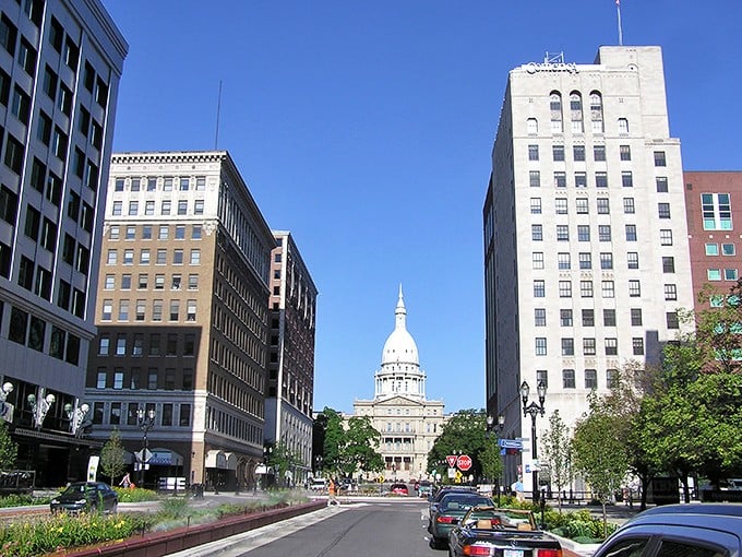 Downtown Lansing's wide boulevards and historic buildings create an accessible urban environment perfect for budget-conscious exploration.