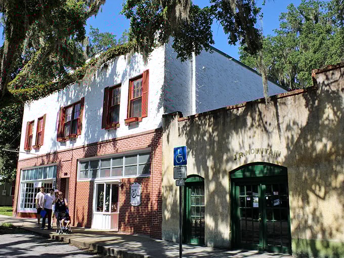 Time moves differently in Micanopy, where brick buildings and vintage signs transport you to Florida's unhurried past.