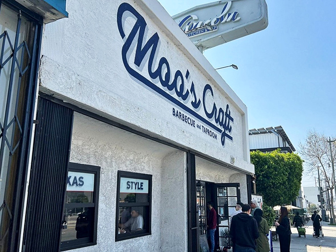 Sometimes the best barbecue comes from places that look like they mean business from day one.