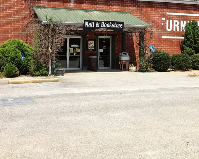 This cozy antique mall entrance invites you in like an old friend's front door - warm, welcoming, and full of possibilities.