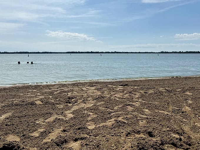 Crystal clear waters and gentle waves create the perfect recipe for summer serenity.