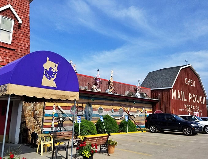 Pickle Bill's whimsical exterior might make you check your GPS—are we in New England? Nope, just Grand River's answer to coastal seafood cravings!