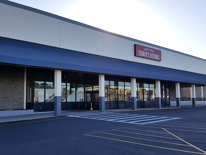 Clean lines and ample windows make this thrift store feel more department store than secondhand shop.
