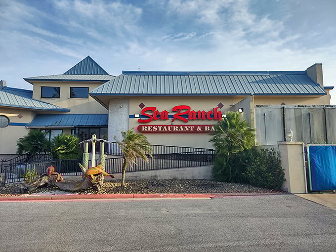 Where palm trees meet seafood dreams. Sea Ranch's striking silhouette promises meals worth remembering.