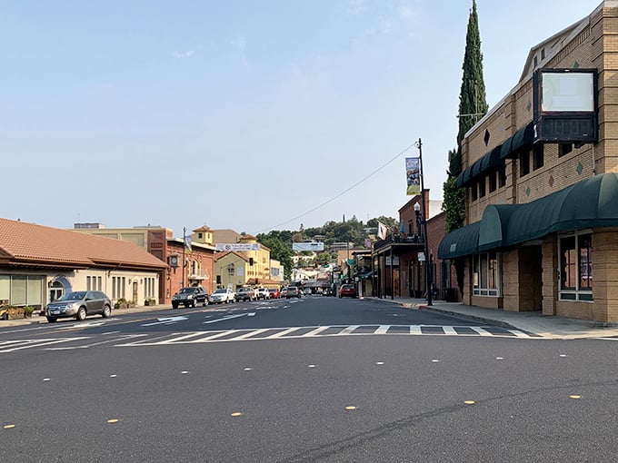 Uphill ambitions! Sonora's architectural timeline climbs skyward, offering a quiet moment between the bustle—like finding the perfect avocado toast in a small-town diner.