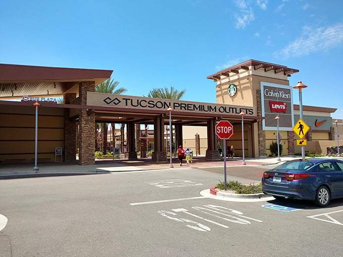 Tucson Premium Outlets welcomes shoppers with southwestern charm and the promise of designer labels without the designer prices.