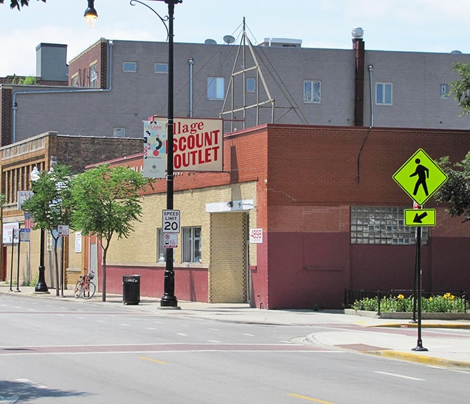 That classic storefront holds decades of stories, each donated item carrying memories from Chicago's diverse communities.