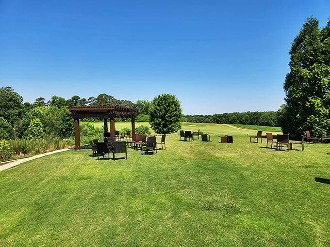 Cateechee Golf Club's pavilion offers views that make you forget your triple bogey on the last hole.