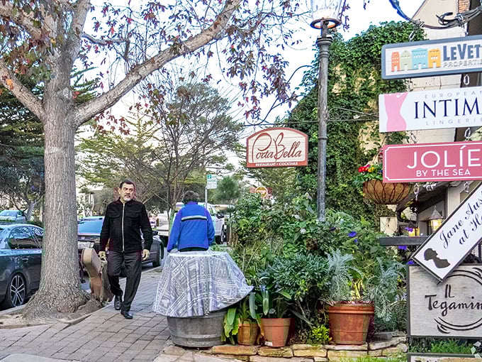 A town where the beach meets charming architecture—like someone took a European village and gave it a laid-back California makeover.