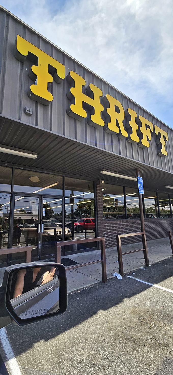 That iconic yellow-on-gray exterior doesn't need fancy frills—it's what's inside that transforms ordinary shopping into extraordinary discovery.