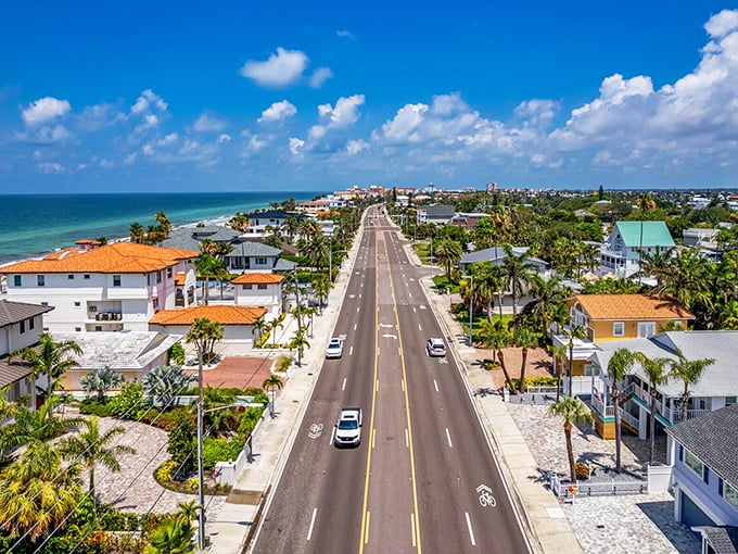 Gulf Boulevard—where every drive feels like you're in a convertible commercial, even if you're in a minivan with beach toys spilling everywhere.