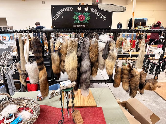 Komfort Krafts brings the wild to your wardrobe with an impressive display of fur products. One person's "too much" is another's "just enough."
