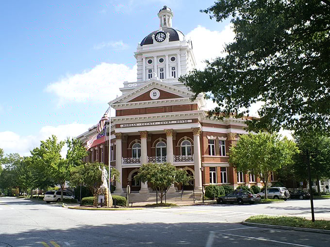 The Morgan County Courthouse isn't just government central—it's architectural eye candy with that gleaming dome that seems to wink at you on sunny Georgia days.