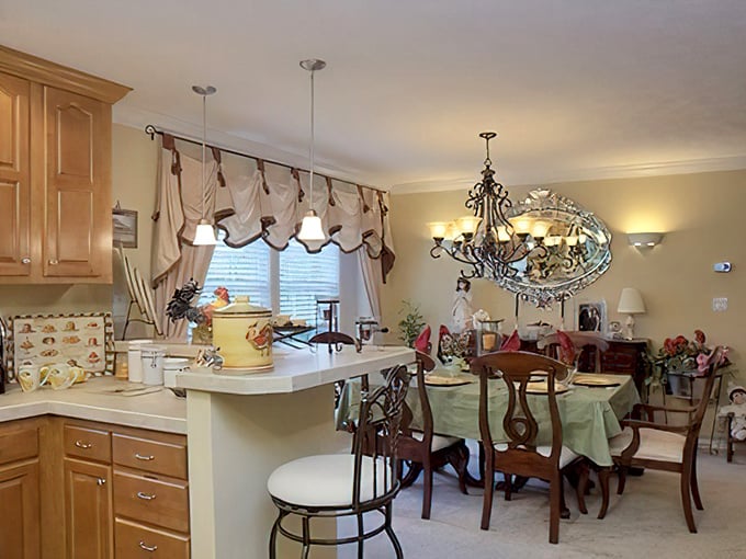 Dining areas that flow seamlessly from kitchen to living space—perfect for entertaining or simply enjoying a meal without balancing plates on your lap.